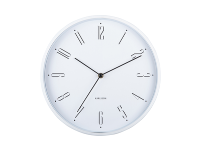 Wall clock Regal Numbers white