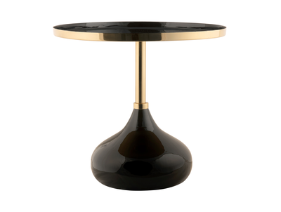 Loods 5 - Side table Mila iron enamel large black