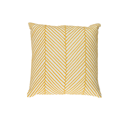 Kussen linnen Dori line ochre