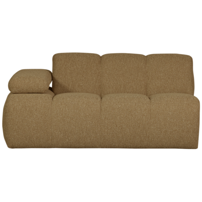 1,5-zits Bank Mojo Mojo 1,5-zits met Arm Links - Bouclé - Geel/Bruin ...