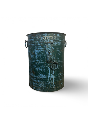 Loods 5 - Ton ijzer blauw/groen uniek.
