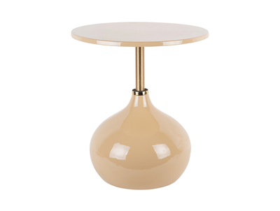 Loods 5 - Side table Kensi enamel soft brown