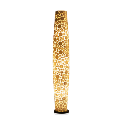 Loods 5 - Vloerlamp shell coins white 150 cm