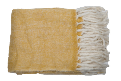 Plaid Acryl Amy Mustard